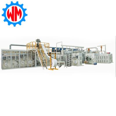 China Professional Adult Diaper Production Line 380V 50Hz with 400KW Capacity and 90 Ton Weight - ISO CE Certified for sale