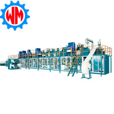 China Full Servo Adult Diaper Manufacturing Machine 400KW with Auto Stacker and 98% Qualified Rate for sale