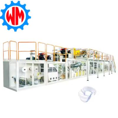 China High Efficiency Automatic Non Woven Adult Diaper Machine Production Line 400pcs/min CE for sale