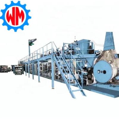 China Full Automatic Non Woven Adult Diaper Production Line 400pcs/min CE for sale