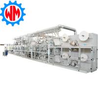 China Full Automatic Sanitary Pad Production Line 800-1200 PPM with CE Certification and PLC Control System for sale