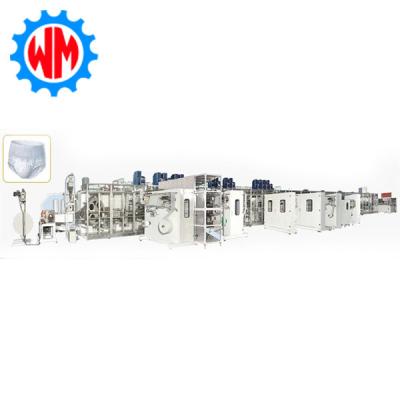 China Professional Baby Training Pants Machine with PLC Control - 500pcs/min Speed, 35m Length, Full Servo System for sale