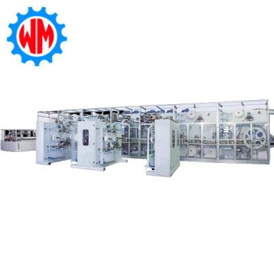 China PLC Control Full Servo Training Pants Production Line - 600pcs/min Speed, 205KW Capacity, 380V Power Supply for sale