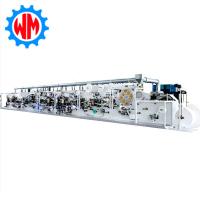 China Big Ring Waist Full Servo Baby Diaper Production Line with PLC Control - 800pcs/min Speed, 205KW Capacity for sale