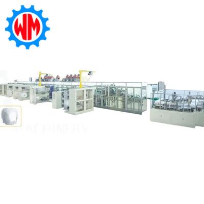 China Full Servo Big Ring Waist Baby Diaper Machine 800pcs/min High Speed with 205KW Power for sale