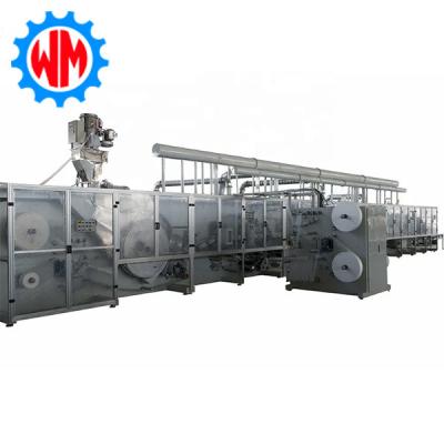 China Full Servo High Speed Baby Diaper Manufacturing Plant with 800pcs/min Capacity and 205KW Power for sale