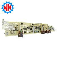 China Intelligent High Speed Big Ring Waist Diaper Production Machine 600pcs/min 380V 70 Tons for sale