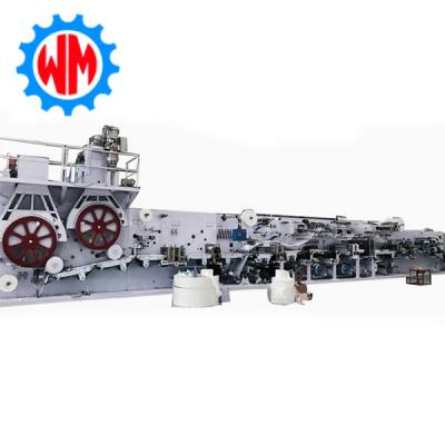 China High Efficiency Full Servo Panty Liner Production Line 380V 250m/min with CE Certification for sale