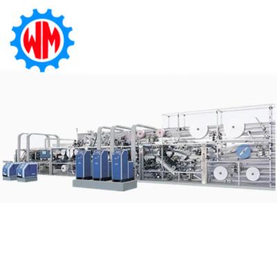China High Efficiency Underpad Making Machine 250 Meters/Min with 205KW Power and PLC Control System for sale