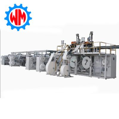 China Full Servo Underpad Machine 250 Meters/Min Production Speed 70 Tons with PLC Control System and Customizable Options for sale