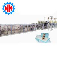 China High Speed Full Servo Underpad Making Machine 250 Meters/Min 70 Tons With PLC Control System for sale