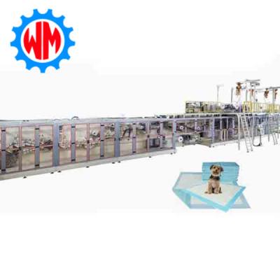 China High Speed Full Servo Underpad Making Machine 250 Meters/Min 70 Tons With PLC Control System for sale