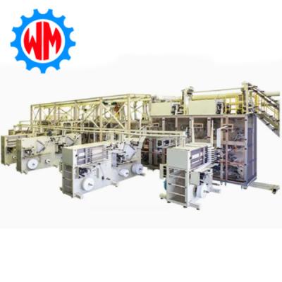 China 380V 50Hz Adult Diaper Production Line 250-400 Pcs/Min High Efficiency Customizable for sale