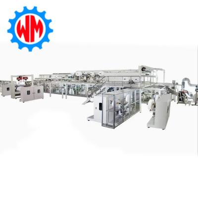 China Fully Automatic Baby Diaper Machine 600pcs/min Custom Color PLC Control for sale
