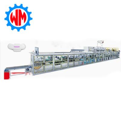 China Energy Saving Sanitary Napkin Production Line with Intelligent Frequency Conversion Control for sale
