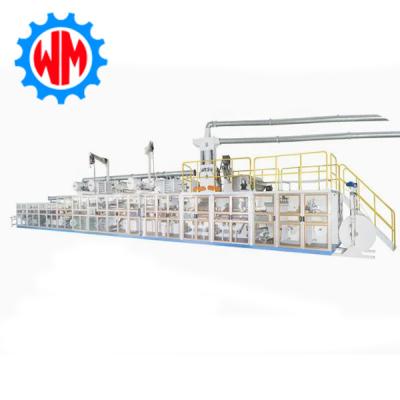 China Automatic Sanitary Napkin Production Machine 380V 50Hz PLC Control High Efficiency for sale