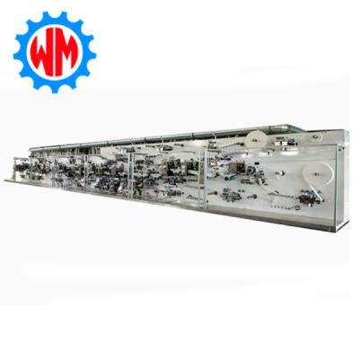 China Sanitary Napkin Manufacturing Machine with Laser Cutting System, 400KW Capacity, 50 Tons Weight, and ≥98% Qualified Rate for sale