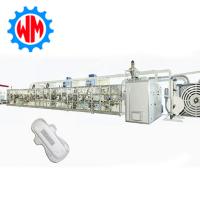 China Automatic Sanitary Napkin Production Line with PLC Control, 400KW Capacity, and 98% Qualified Rate for Industrial Manufacturing for sale