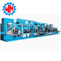 China PLC Controlled Sanitary Napkin Production Machine 50 Tons 400KW with 98% Qualified Rate and Safety Systems for sale