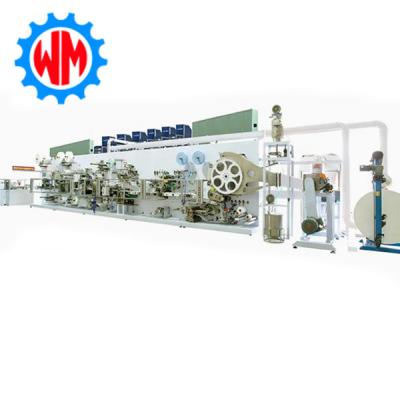 China Customized Sanitary Napkin Production Machine with 400KW Capacity and 50 Tons Weight for High-Efficiency Manufacturing for sale