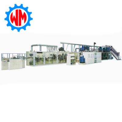 China 800pcs/min Full Servo Pet Diaper Production Line with PLC Control, 60 Tons, 230KW Capacity for sale