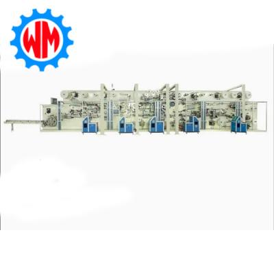 China Full Servo Pet Diapers Production Line 800 PPM with 25m×6m×3m Dimensions and PLC Control System for sale