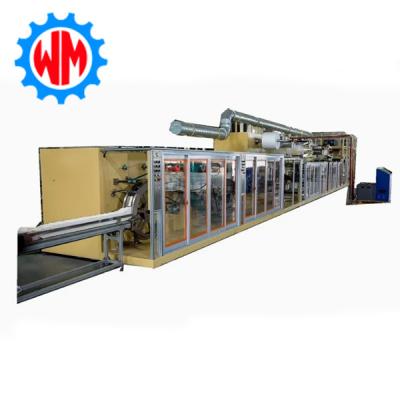 China PLC Controlled Pet Diaper Manufacturing Plant - Full Servo 800 PPM Capacity 60 Ton Machine for sale