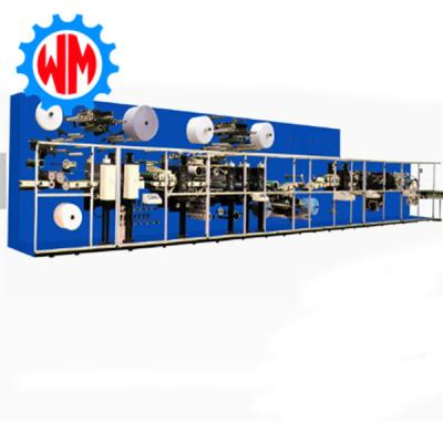 China Three Phase Pet Diaper Manufacturing Equipment with 800 PPM Capacity and 380V Power for Custom Material Production for sale