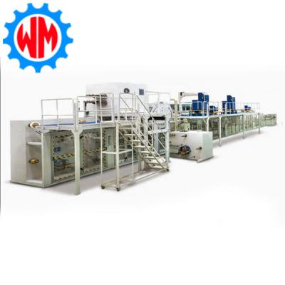 China Baby Diaper Production Line 800 PPM PLC Control Customizable High Speed for sale