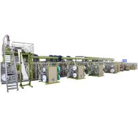 China 380V 100 Ton Adult Diaper Production Line with PLC Control for sale
