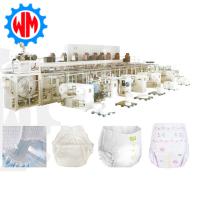 China 700pcs/min CE Full Servo Baby Diaper Making Machine With Quick Module Replacement for sale