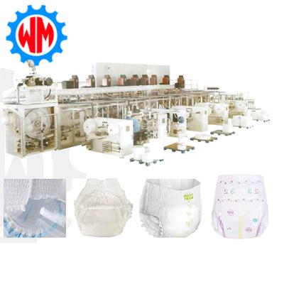 China 700pcs/min CE Full Servo Baby Diaper Making Machine With Quick Module Replacement for sale