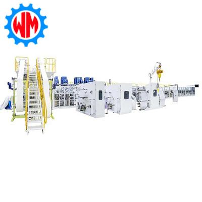 China 1-2 Persons Baby Diaper Production Line 800pcs/min Full Servo PLC Control Customizable Size for sale