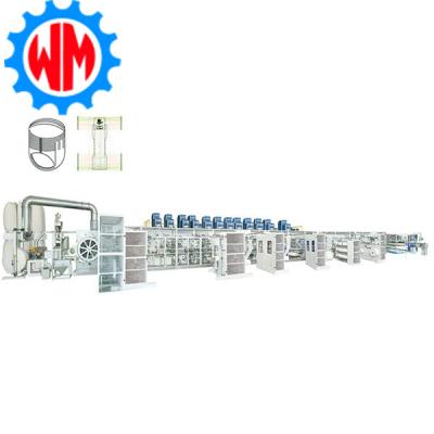 China Customizable Big Ring Waist Baby Diaper Production Line - 600-800 Pcs/Min, 205KW, 70 Tons for sale