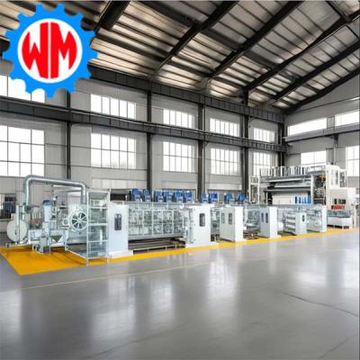 China Full Servo Baby Training Pants Making Machine 500pcs/min with 205KW Power and CE Certification for sale