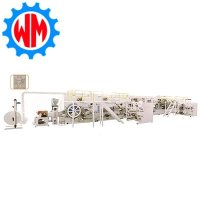 China Automated Baby Training Pants Making Machine 500pcs/min with PLC Control and 380V Power Supply for sale