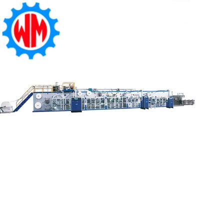 China 500pcs/min Baby Training Pants Production Line with 205KW Power and 97% Qualified Rate for sale