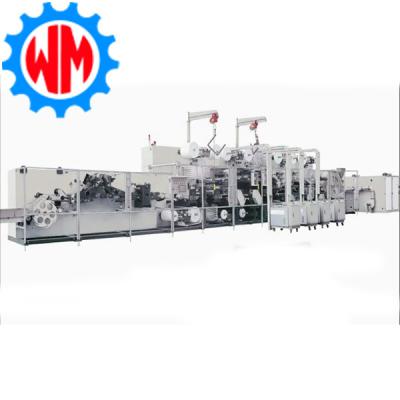 China Full Automatic Underpad Sanitary Pad Making Machine 380V 3 Phase with 350m/min Production Speed for sale
