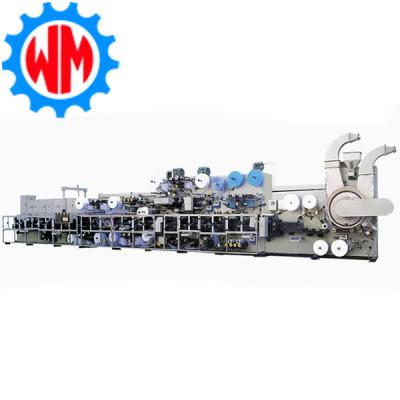 China 380V 1200pcs/Min Full Servo Sanitary Napkin Pad Machine with PLC Control for sale