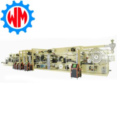 China High Efficiency Stable 1200PCS/Minute Sanitary Napkin Making Machine Professional Customization for sale