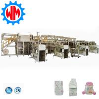 China Full Servo Baby Diaper Making Machine 800pcs/min ISO9001 CE 380V 50Hz for sale