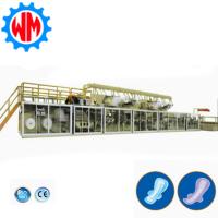 China Sanitary Napkin Production Line 800-1200 pcs/min with Packaging System for India for sale