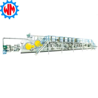 China Adult Napkin Production Line ISO9001 PLC Control HMI 400KW Machine Capacity for sale