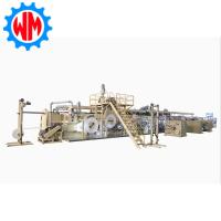 China Professional Adult Diaper Production Line 400KW 90T PLC Servo Drive Video Support for sale