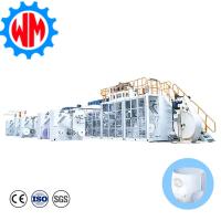 China Professional Adult Diaper Production Line 400KW 90T PLC Servo Drive Video Support for sale