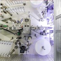 China New Design Full Servo Napkin Production Line Well Matched Packaging System Automatic Customizable for sale