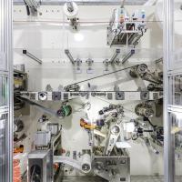 China Sanitary Pad Making Machine 800-1200pcs/min Napkin Production Line WM-JSN03 Customized for sale