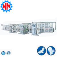 China Sanitary Napkin Production Line 1200pcs/min PLC Control CE Certified 240V 50Hz for sale