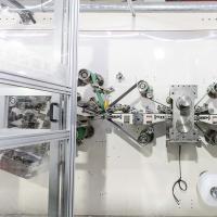 China Sanitary Pad Making Machine Engineers Installation Oversea Hygiene Safety for sale