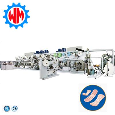 China Stable Production Sanitary Pad Making Machine Easy Operation WM-JSN11 for sale